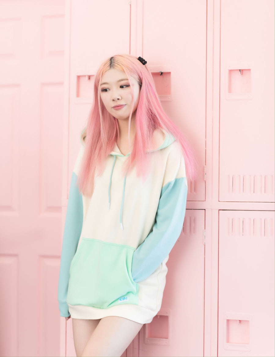 EBI'S CREAM PASTEL HOODIE – Ebiko